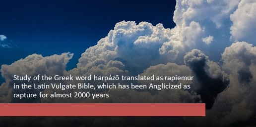 What is the rapture? harpázō – seized by force, caught up, snatched ... What is the rapture? harpázō – seized by force, caught up, snatched ...